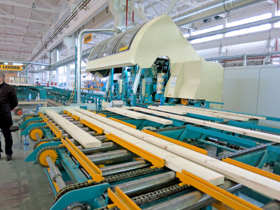 CLT production line Latvia | Ledinek